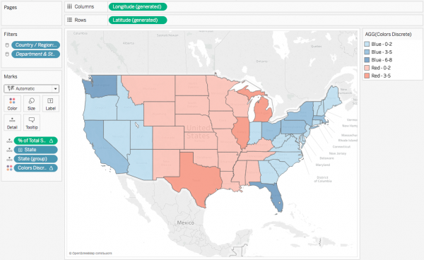 Two Sequential Color Palettes on the Same Map: Coloring by a Dimension ...