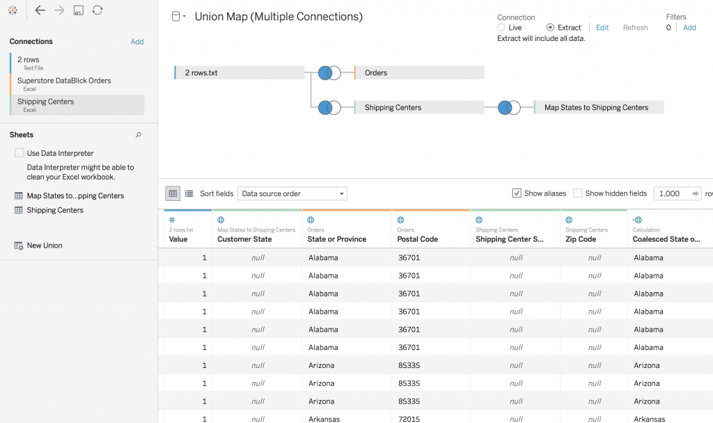 Cross Data Source Joins + Join on Calcs = UNION Almost Anything in ...